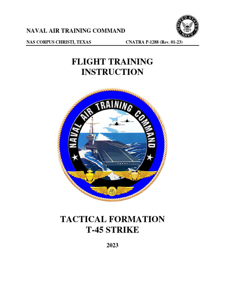 T-45 Strike Tactical Formation FTI | PDF | Aviation | Aerospace