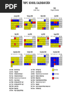2024-2025 ISP Calendar | PDF