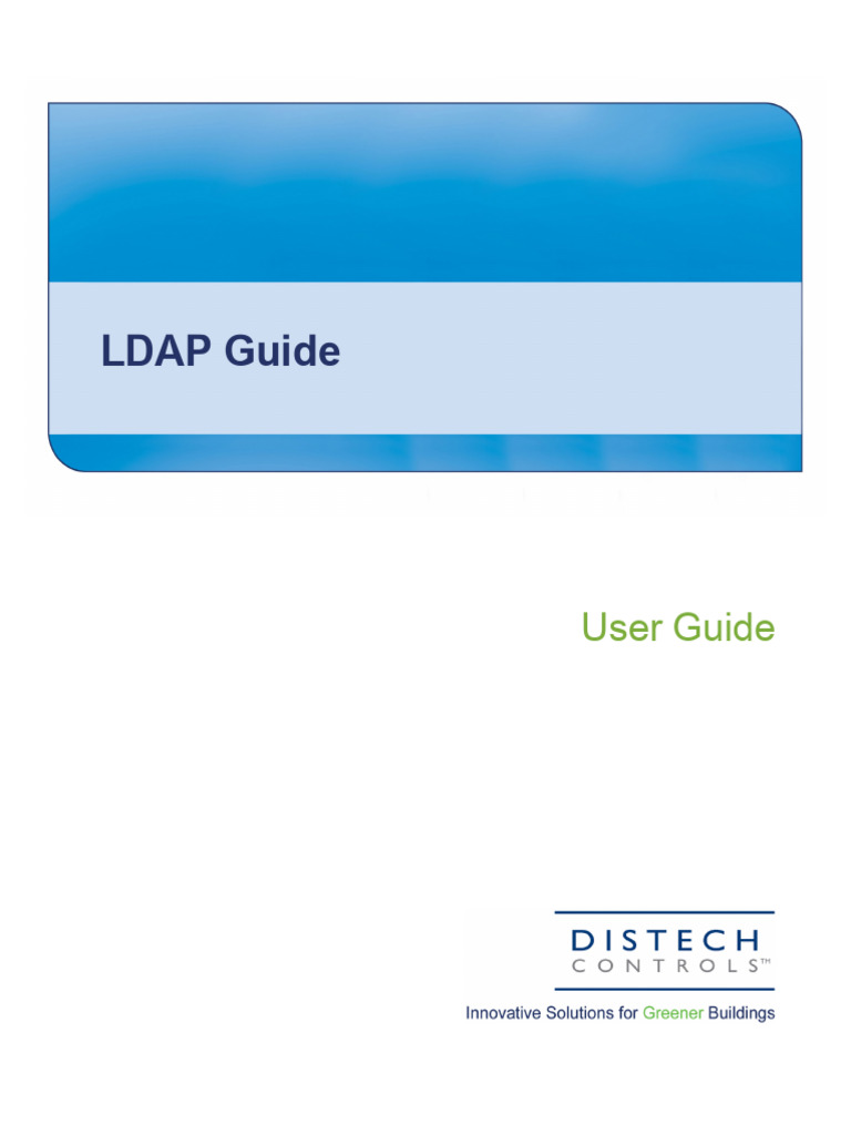 LDAP EC-Net4 - UG | PDF | Windows Registry | Login