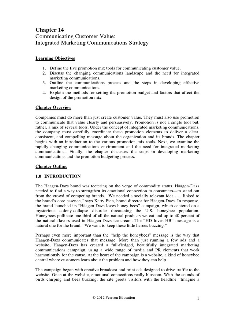Chapter 14 SG | PDF | Marketing Communications | Marketing
