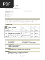 Format of Resume - LLB | PDF