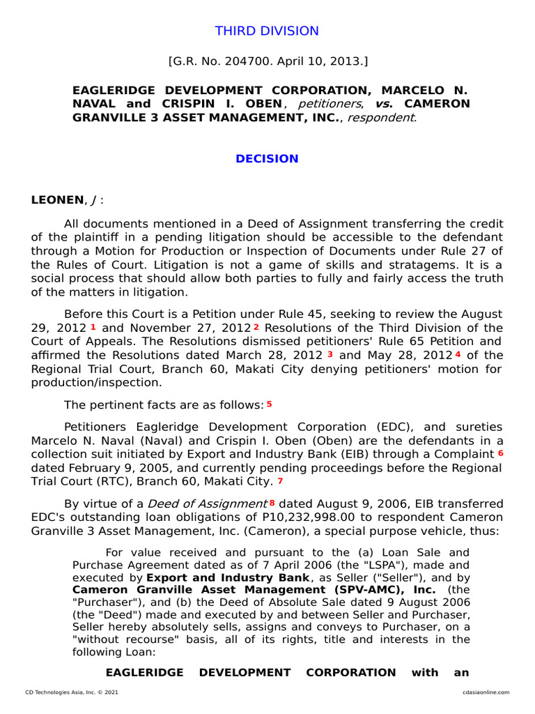 2eagleridge Development Corp. v. Cameron20210424-12-Sas397 | PDF ...