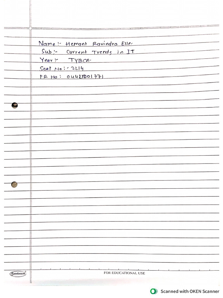 Current Trends in IT | PDF