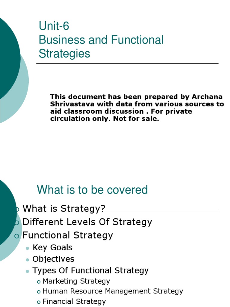 Unit6 Business Strategies | PDF | Strategic Management | Competitive ...