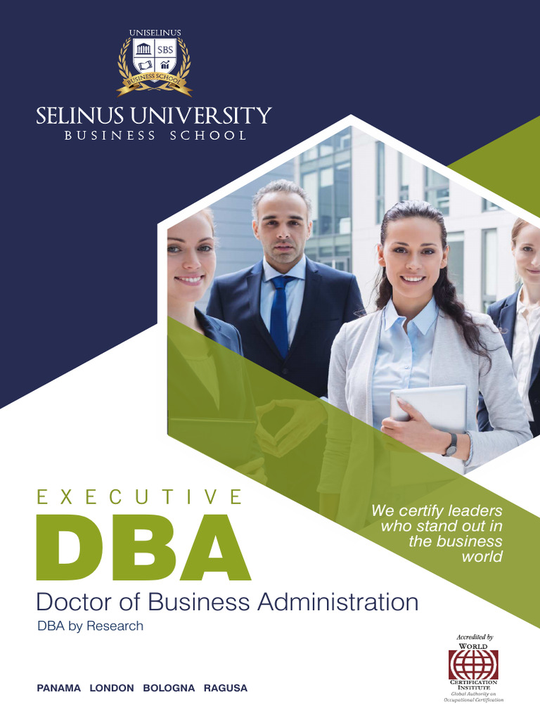 DBA Brochure 2023 | PDF | Academic Degree | Iso 9000