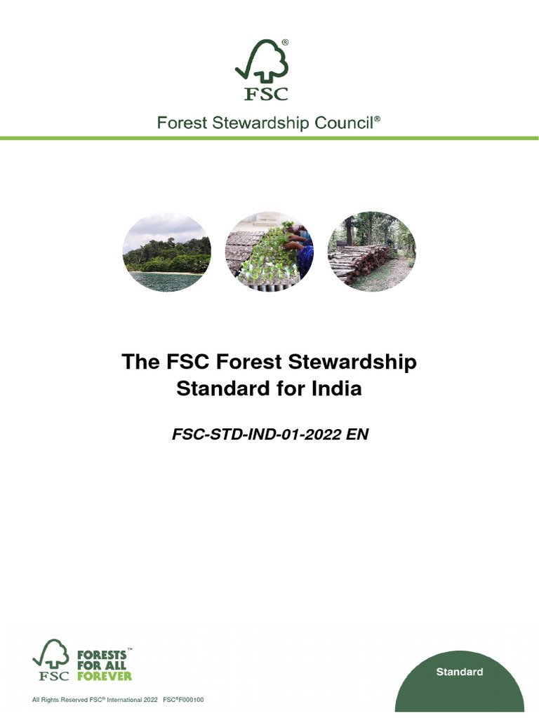 FSC-STD-IND-01-2022 EN - The FSC Forest Stewardship Standard For India | Download Free PDF ...