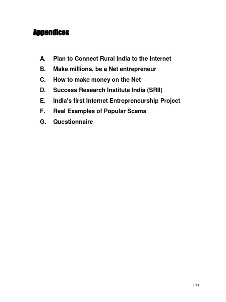 14_appendix | PDF | E Bay | Sales