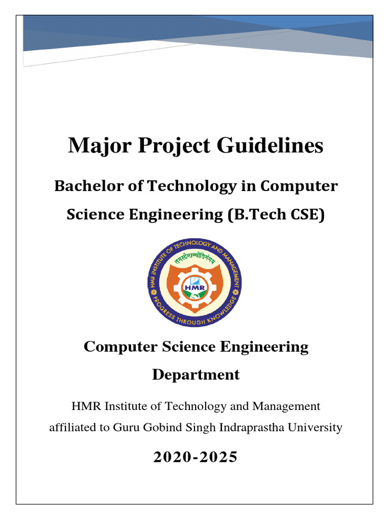 HRMITM Project Guidelines CSE V2 | PDF | Methodology | Paragraph