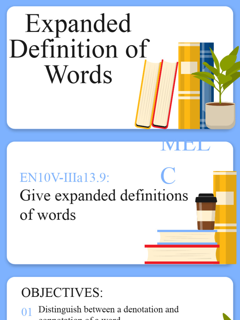 Expanded Word Definitions Guide | PDF | Semantics | Definition