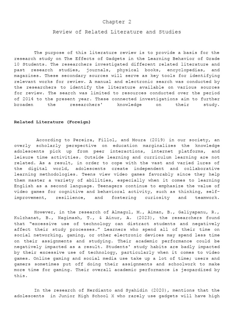 Effects of Gadgets on Student Learning | PDF | Adolescence | Learning