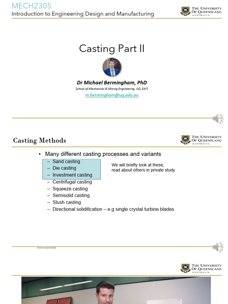 Casting 2 | PDF | Industrial Processes | Secondary Sector Of The Economy
