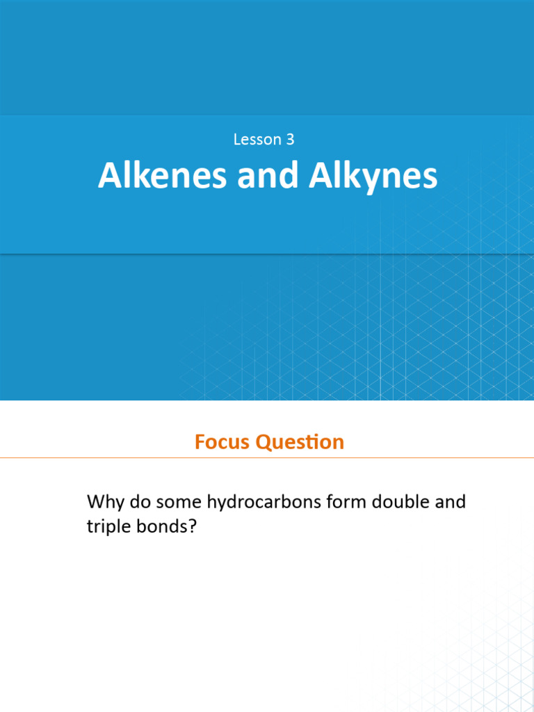 Alkenes and Alkynes | PDF | Alkene | Alkane