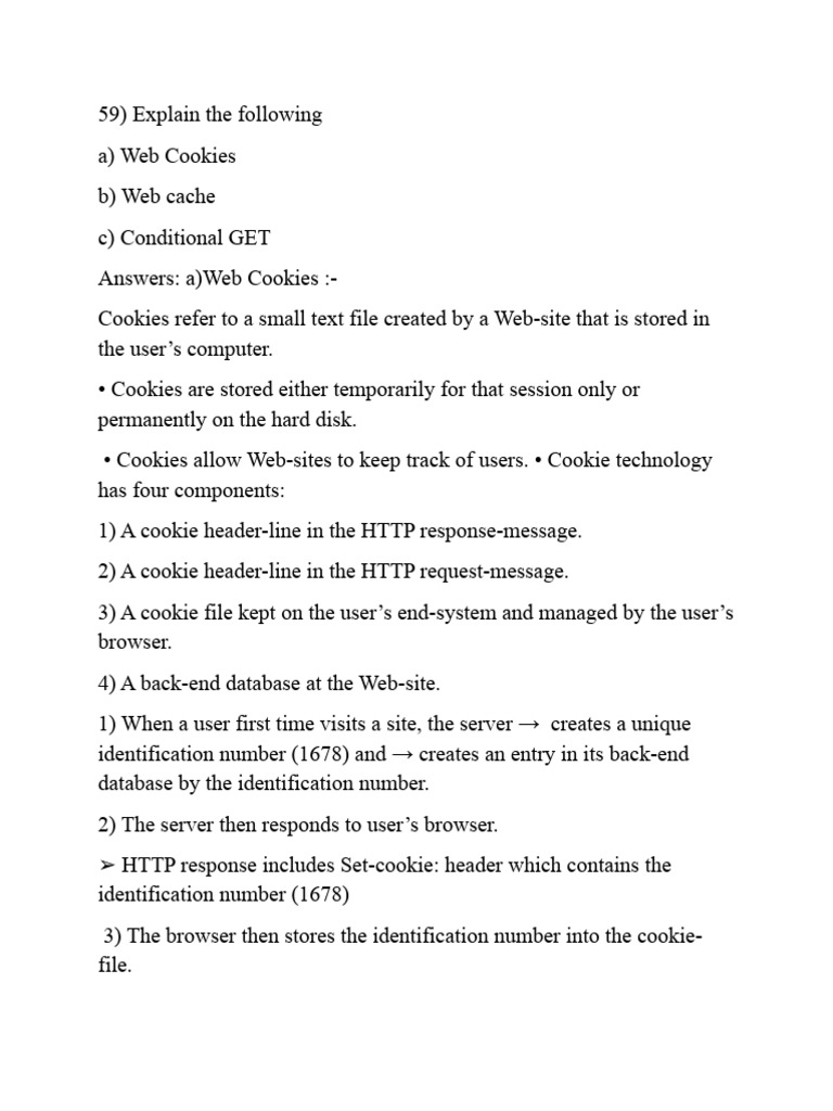 CN - QB - 59 | PDF | Http Cookie | Networking