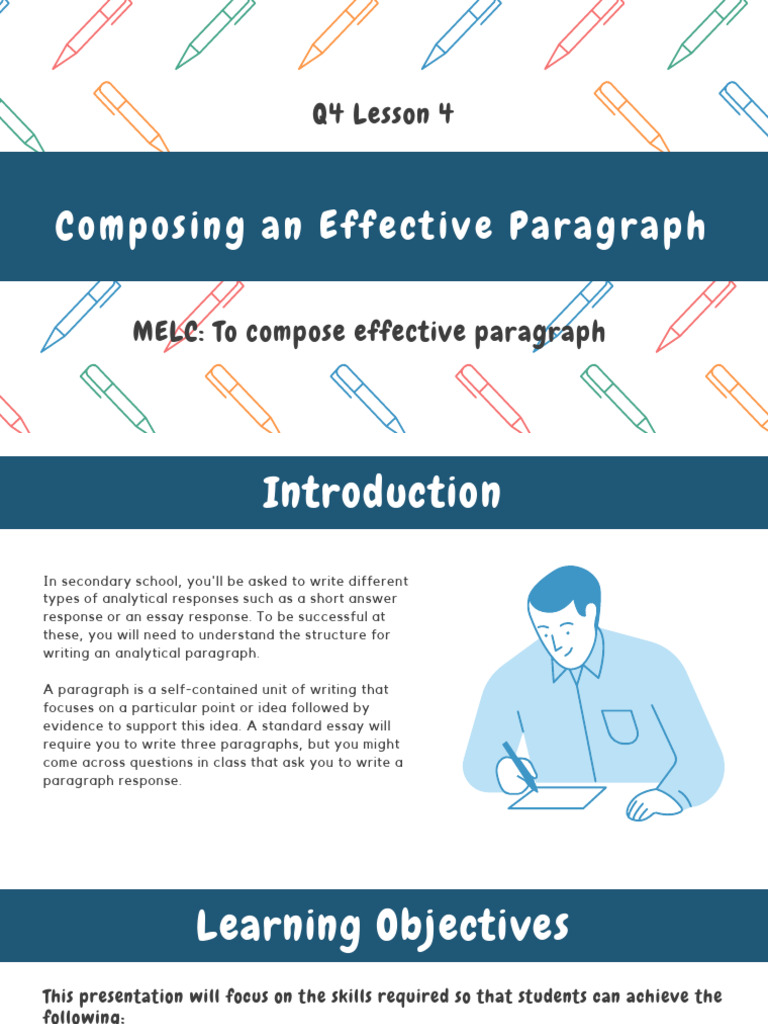 Q4 Lesson 4 Paragraph Writing | PDF | Reuse | Paragraph