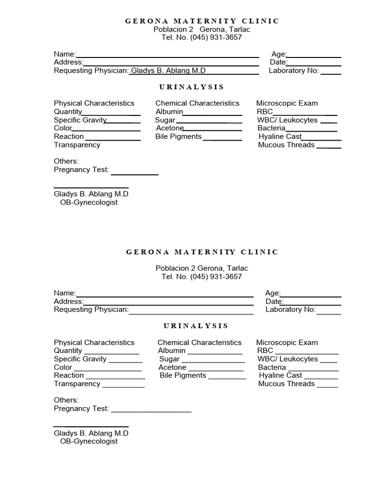URINALYSIS | PDF
