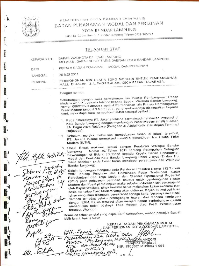 Surat Kelayakan Intiland | PDF