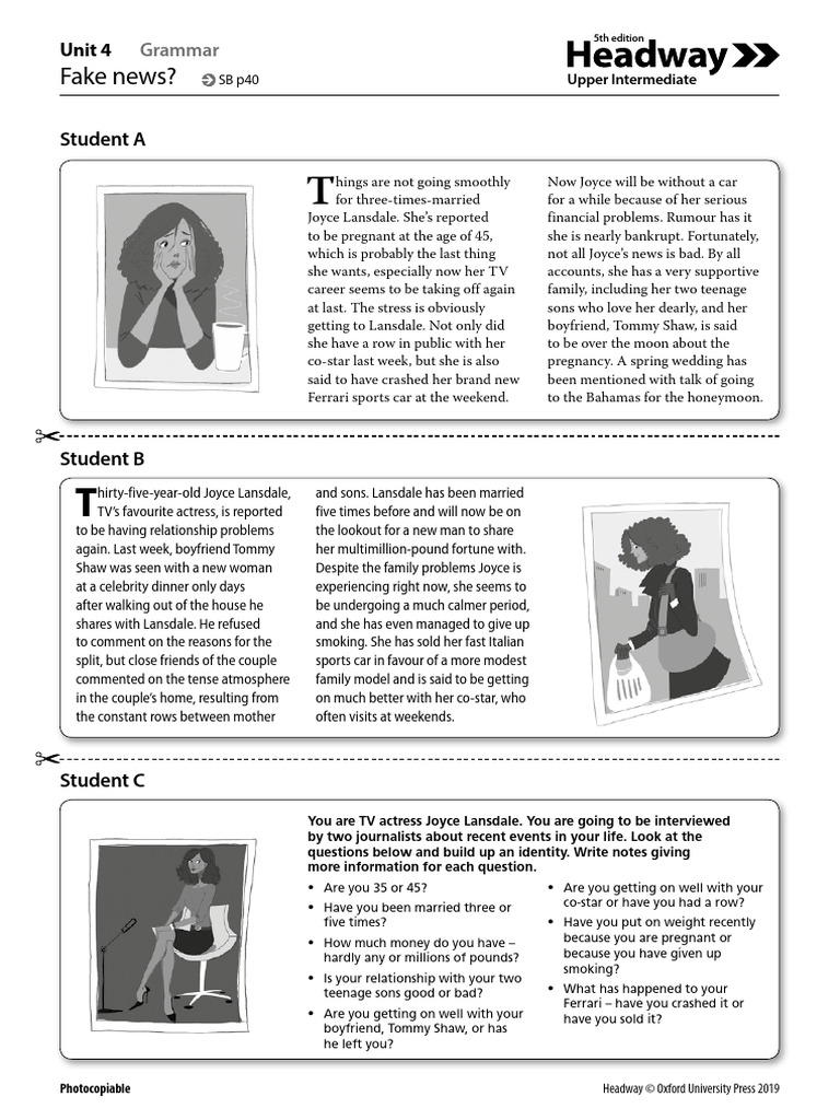 HW5e UpperInterm TR Resources Unit4 | PDF | Linguistics | Human ...