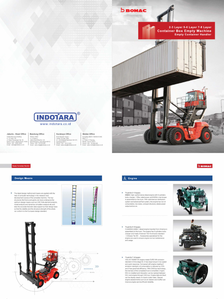 Katalog Bomac Empty Container Handler | PDF