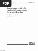 BS 4449 Steel Reinforcement Specs | PDF | Building Materials | Materials