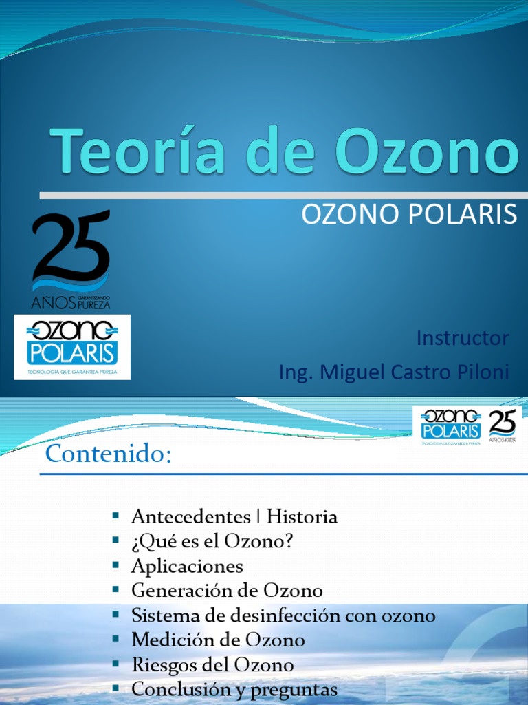 2015.09.29 - Teoría de Ozono | PDF | Ozono | Sustancias químicas
