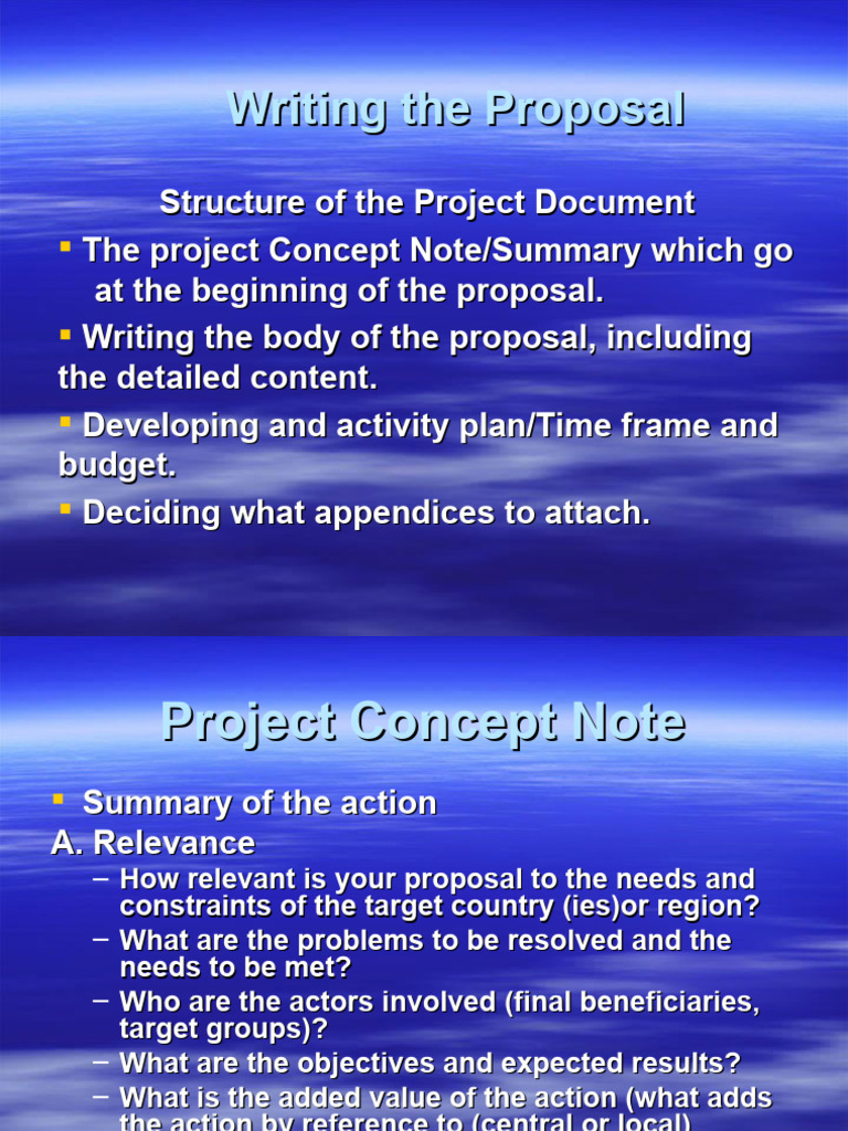 Proposal Writing | PDF | Methodology | Goal