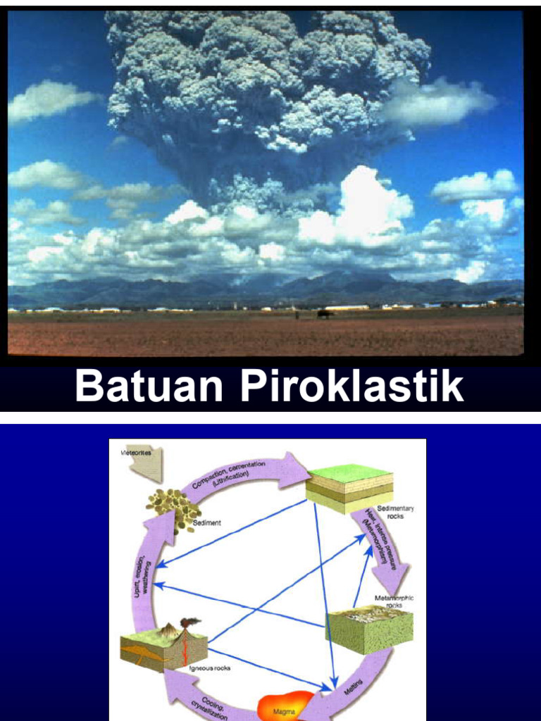 Batuan Piroklastik | PDF | Volcano | Volcanic Ash