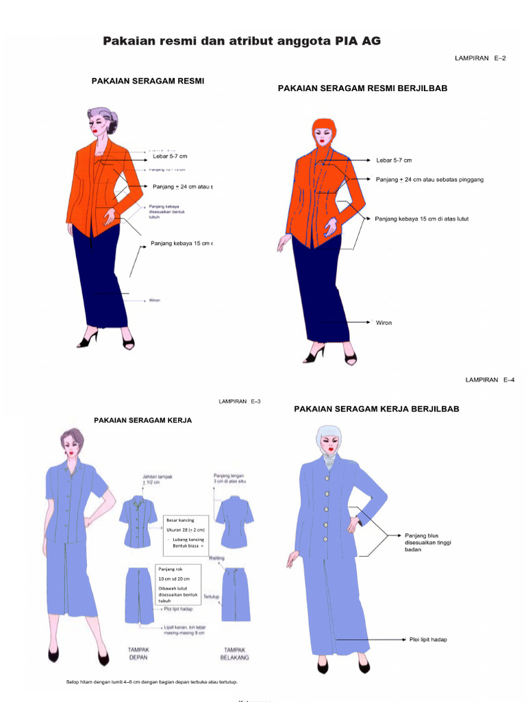 Seragam Resmi PIA Ardhya Garini | PDF