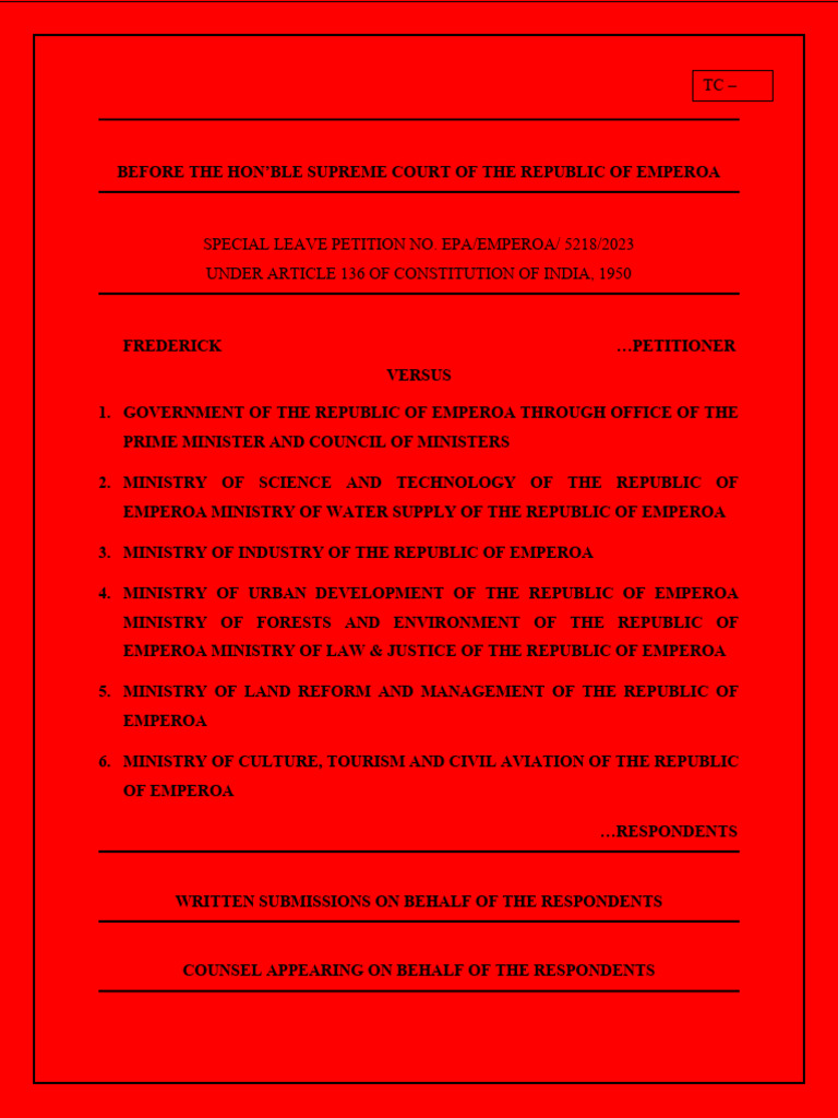 RESPONDENTS | PDF | Appeal | Judgment (Law)