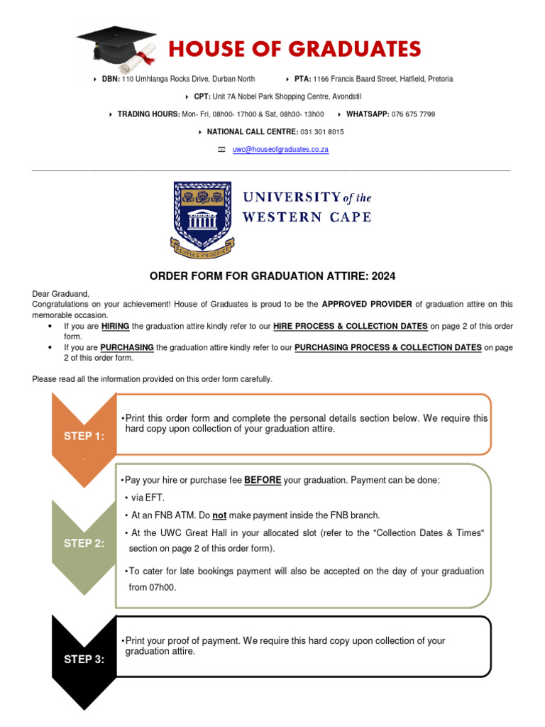 HOG Pricelist To UWC 2024 | PDF | Fee | Service Industries