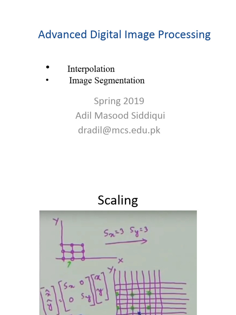 Interpolation | PDF | Interpolation | Image Segmentation