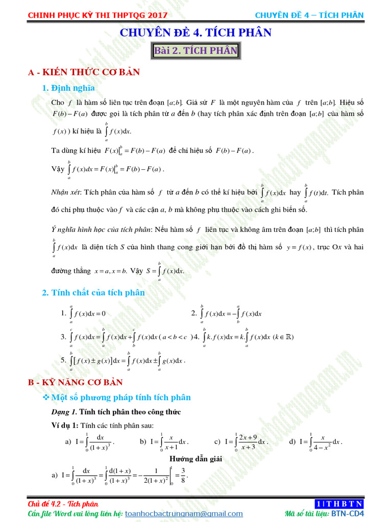 4 - 2 Tich Phan | PDF