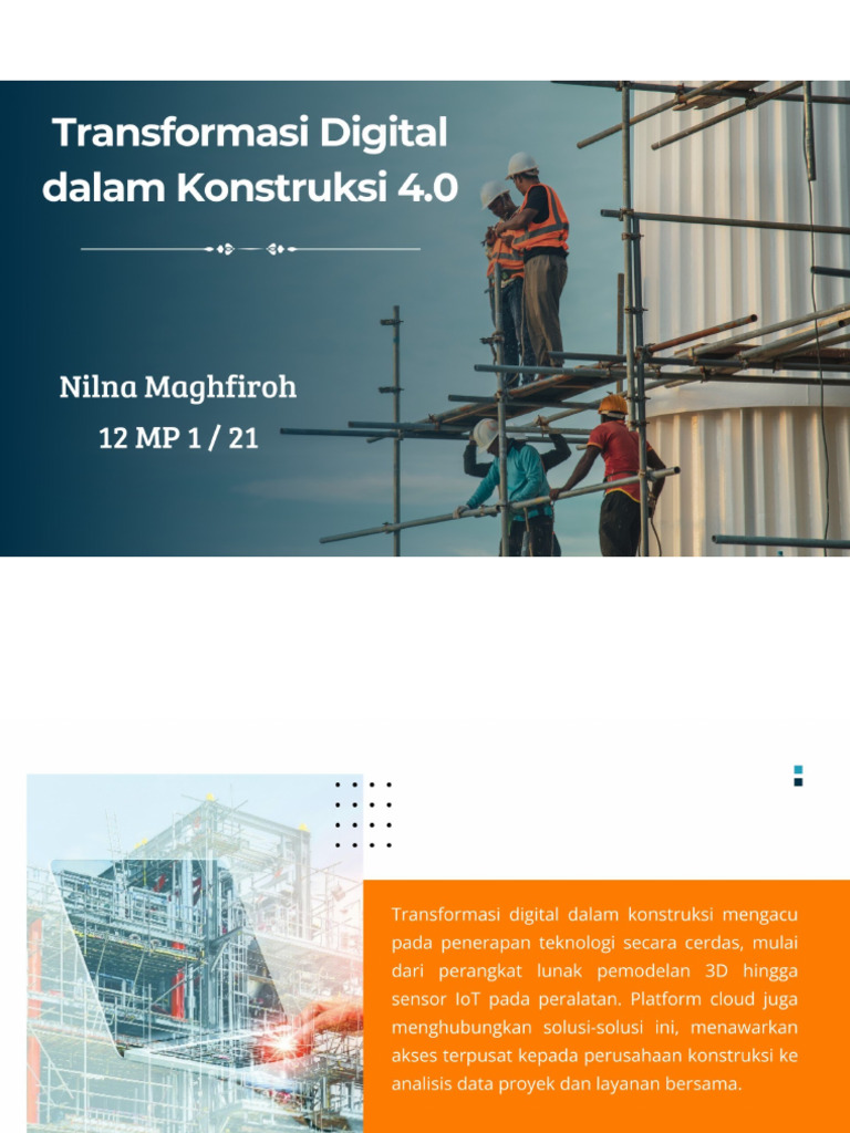 Transformasi Digital dalam konstruksi | PDF