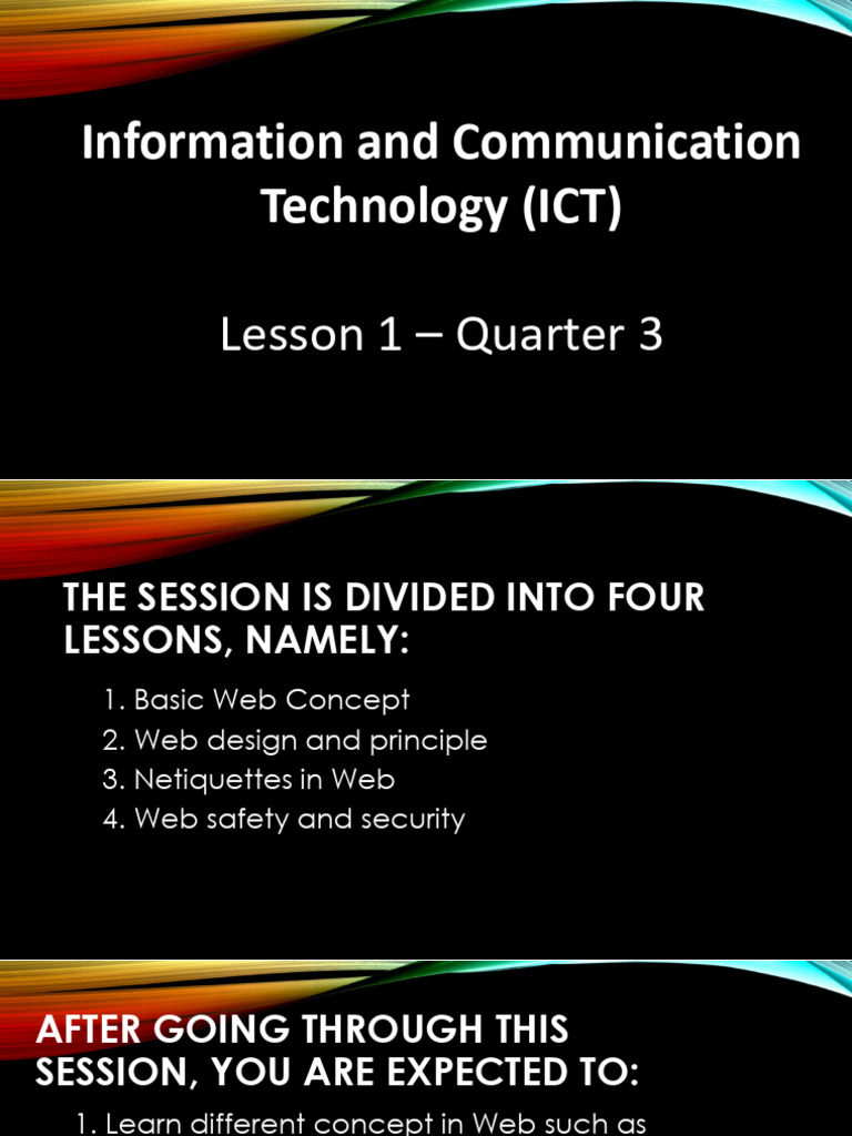 Module 1 ICT Introduction Basic Web Concept | PDF | World Wide Web ...
