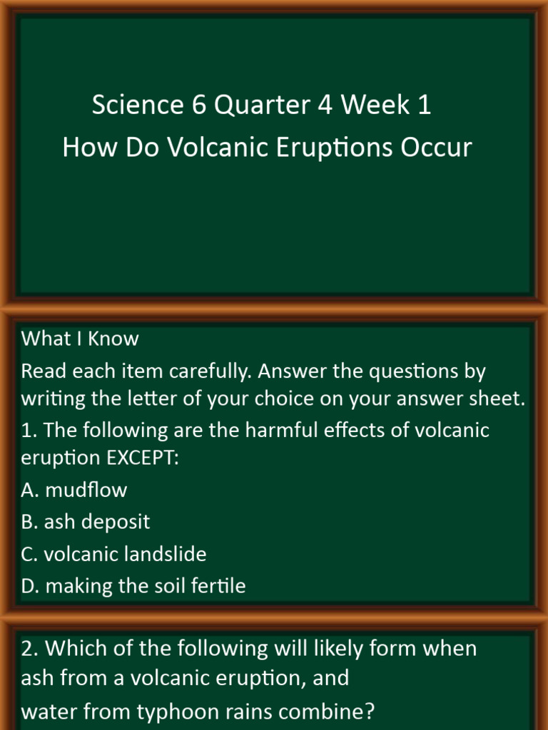 Understanding Volcanic Eruptions | PDF | Volcano | Types Of Volcanic ...