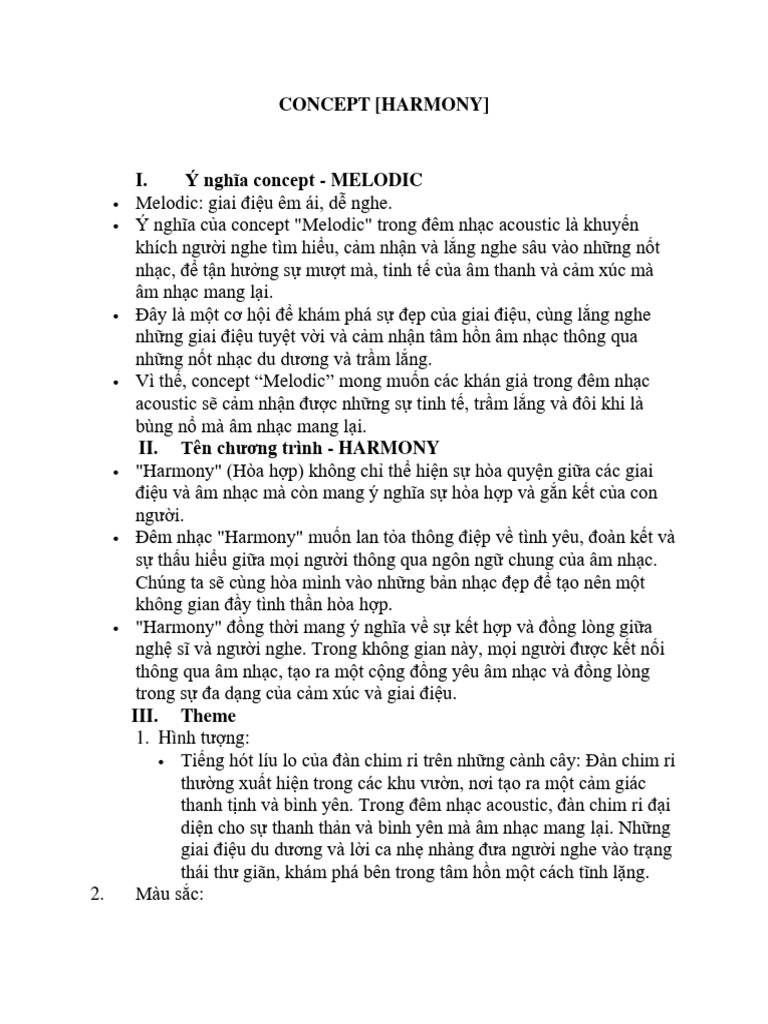 CONCEPT[HARMONY] | PDF