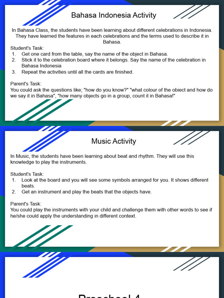 Activity Instructions | PDF | Cognition | Cognitive Science