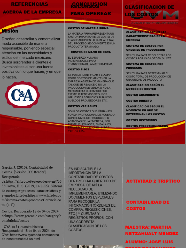 Triptico | PDF | Business | Economias