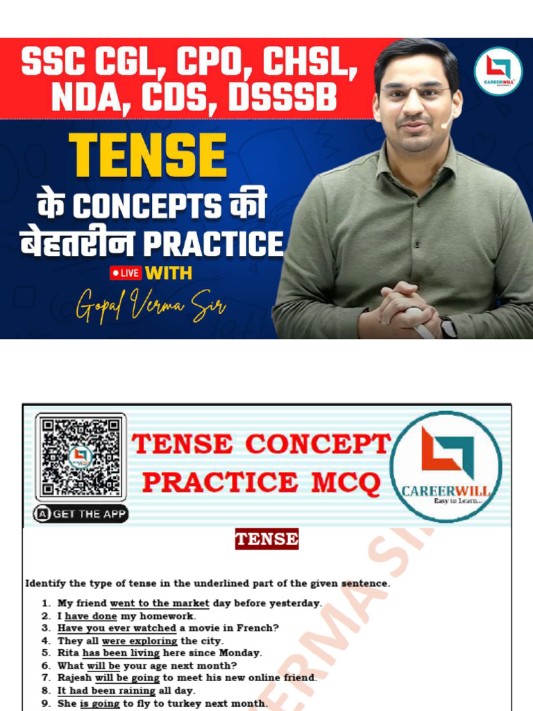 361976Tense Concept Practice MCQ_crwill | PDF