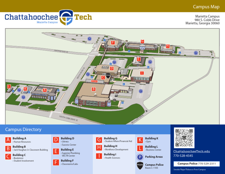 Chattahoochee Tech Marietta Campus Map | PDF