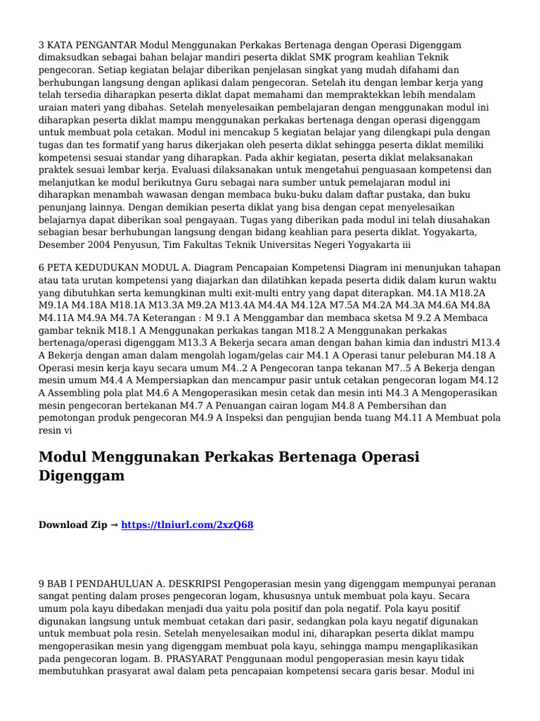 Penggunaan Perkakas Bertenaga Digenggam | PDF