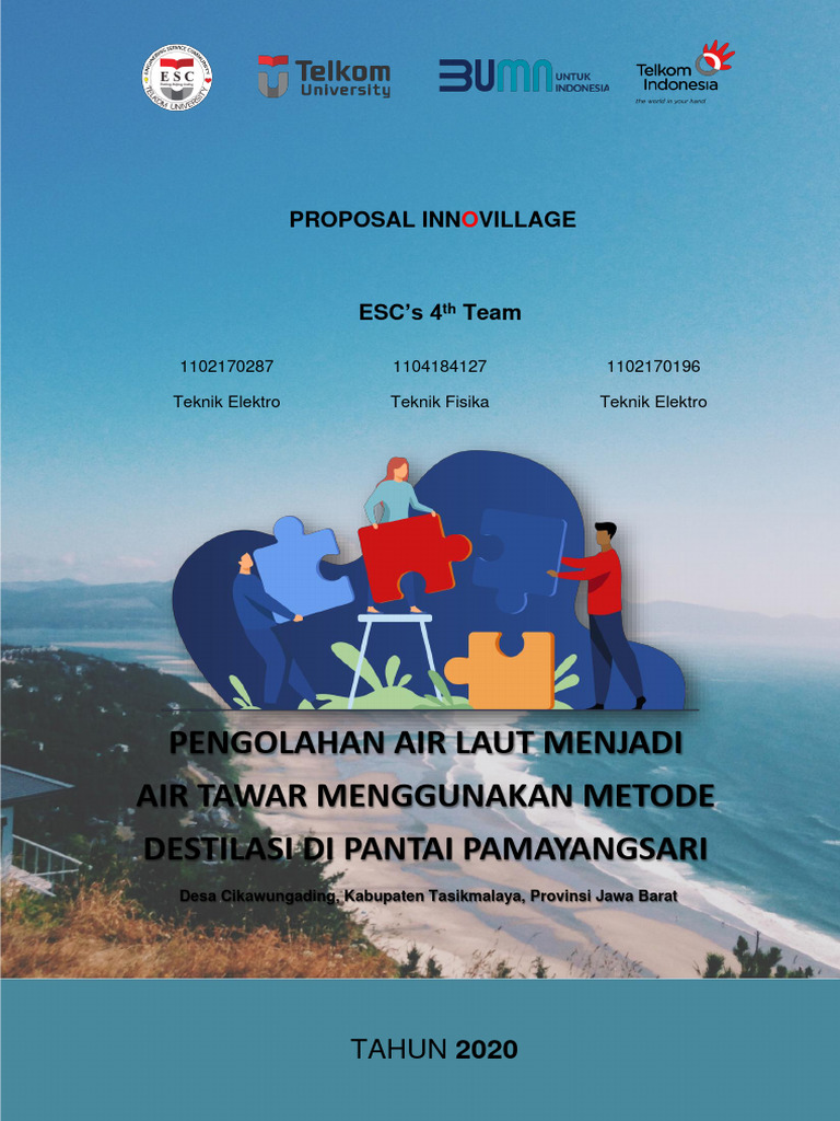 2020 SDGs6 PENGOLAHAN AIR LAUT MENJADI AIR TAWAR MENGGUNAKAN METODE DESTILASI DI PANTAI ...