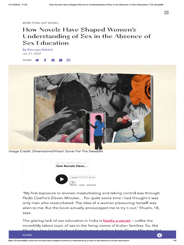 How Novels Have Shaped Womens Understanding Of Sex In The Absence Of