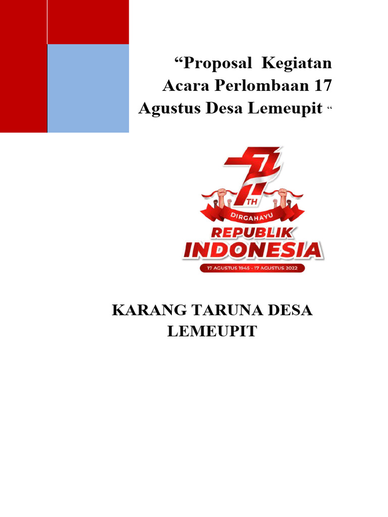 Proposal 17 Agustus | PDF