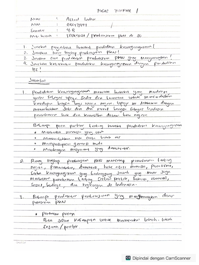 TUGAS TUTORIAL 1 PKN | PDF
