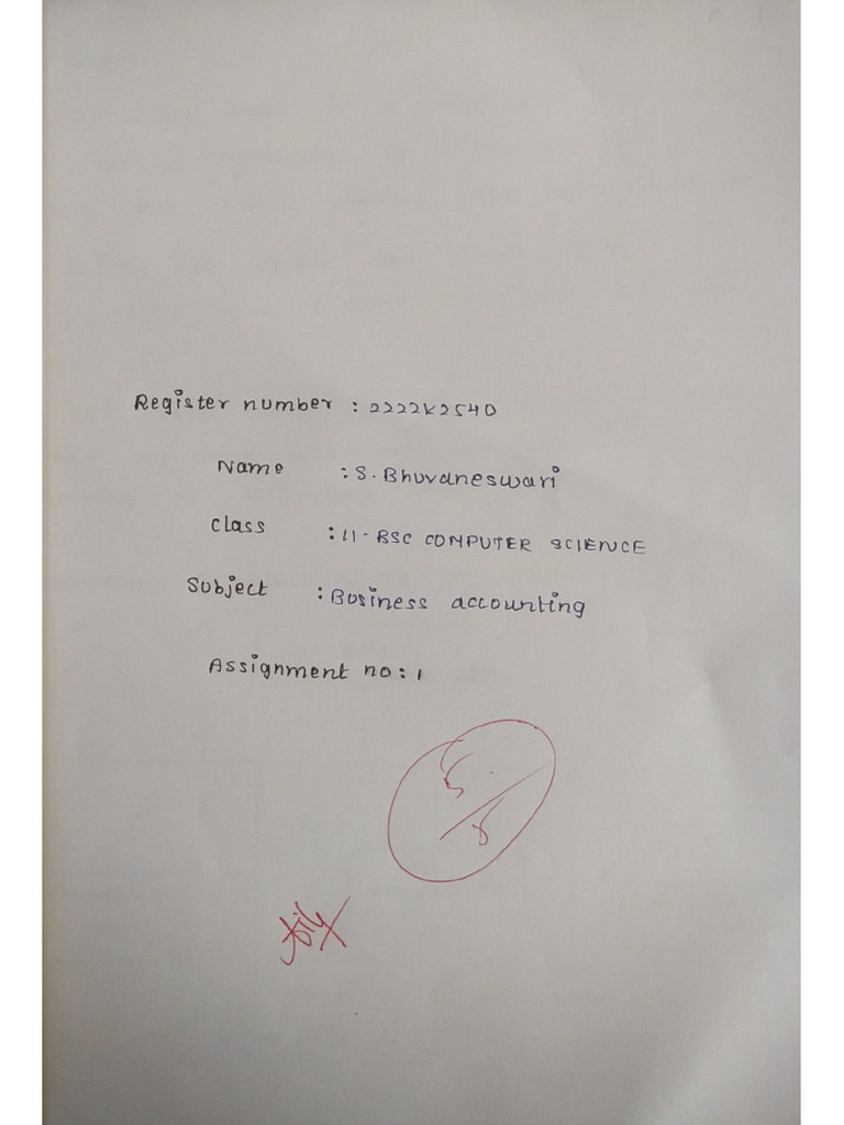 BSC - CS Assignment 1 | PDF
