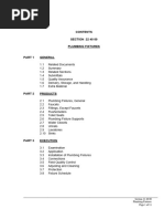 22 06 40.13 - Plumbing Fixture Schedule | PDF | Plumbing | Specification (Technical Standard)
