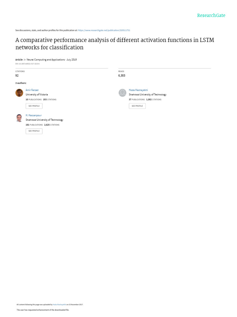 LSTM_public | PDF | Algorithms | Artificial Intelligence