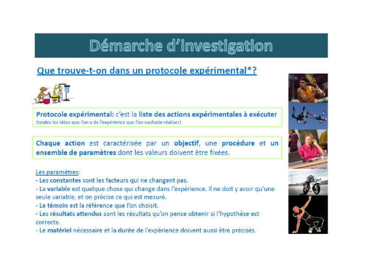 Comment Faire Un Protocole Experimental | PDF