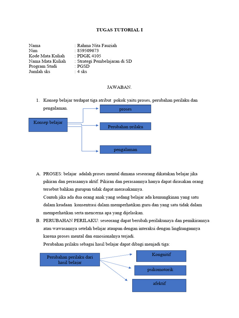 Sesi 3 Tugas Tutorial 1 | PDF | Karier & Perkembangan