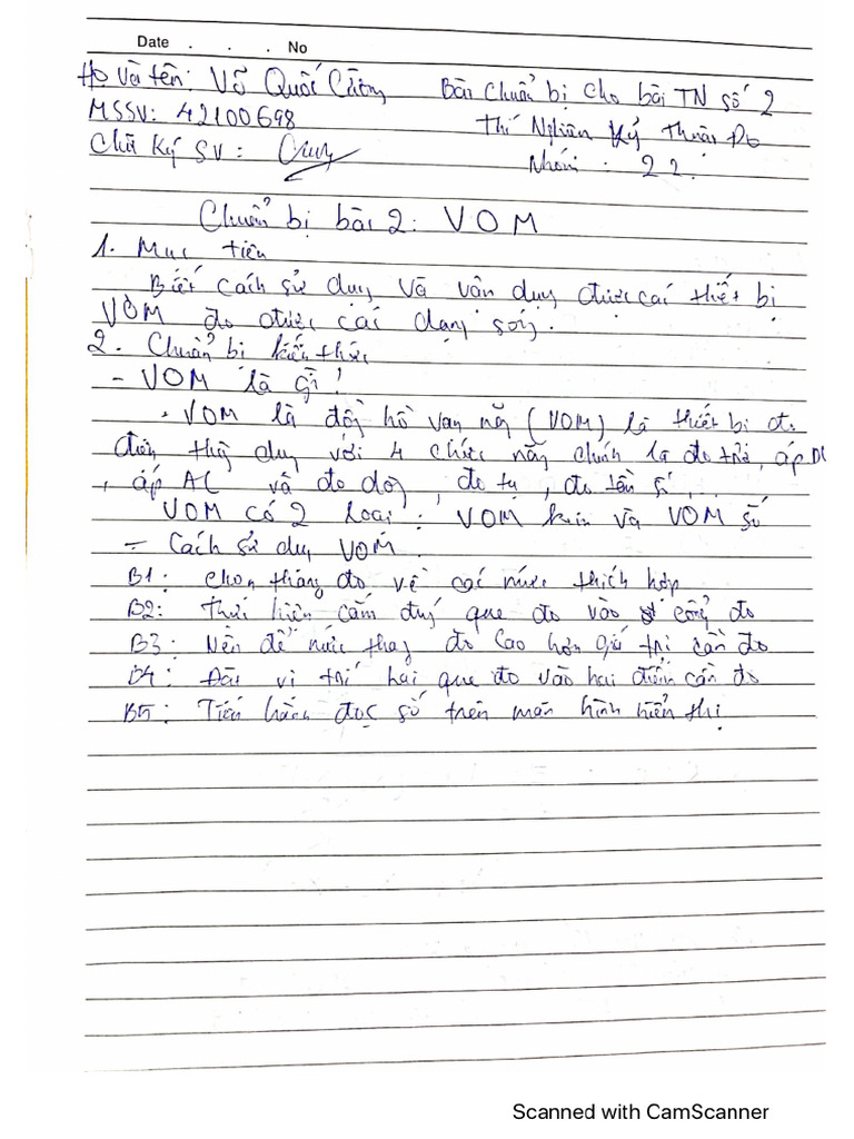 Chuẩn Bị Bài TN2 | PDF